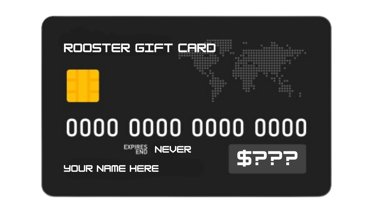 Rooster Gift Card